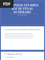 Cie Igcse Businessstudies 0450 v1 Znotes | PDF | Franchising | Employment