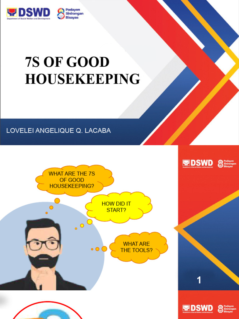 7S of Good Housekeeping: Lovelei Angelique Q. Lacaba | PDF | Arial ...