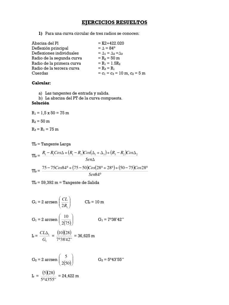 Ej. Resueltos (1) | PDF | Pendiente | Física Matemática