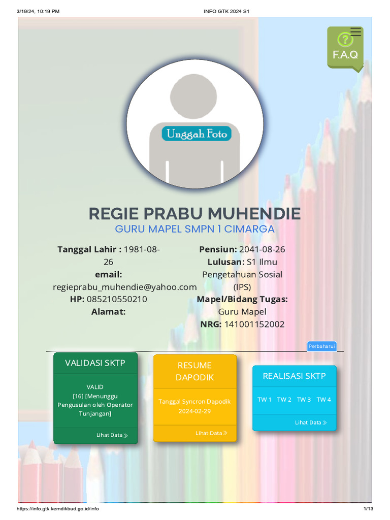 Info GTK 2024 S1 Regie Prabu | PDF