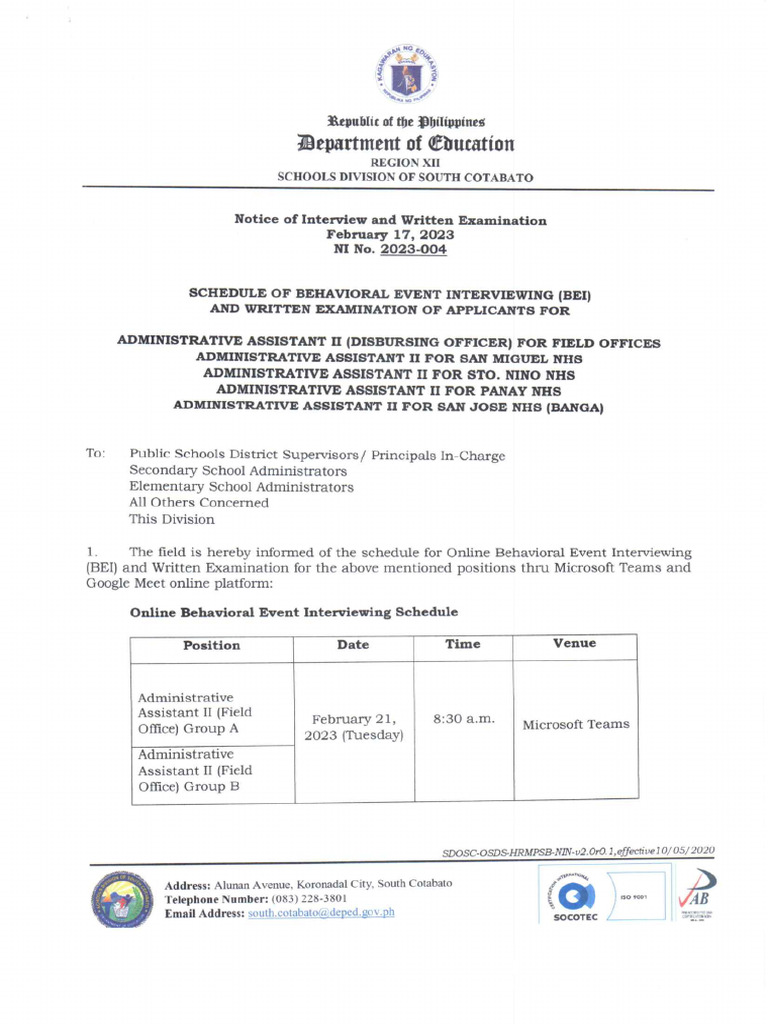 NI No. 2023 004 ADAS 2 | PDF