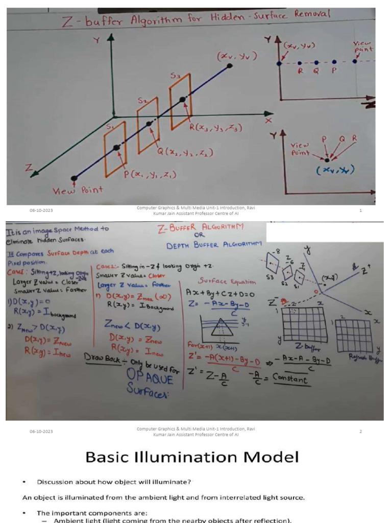 Unit 4 Computer Graphics - Compressed - Compressed - 3 | PDF | Computing | Communication Design