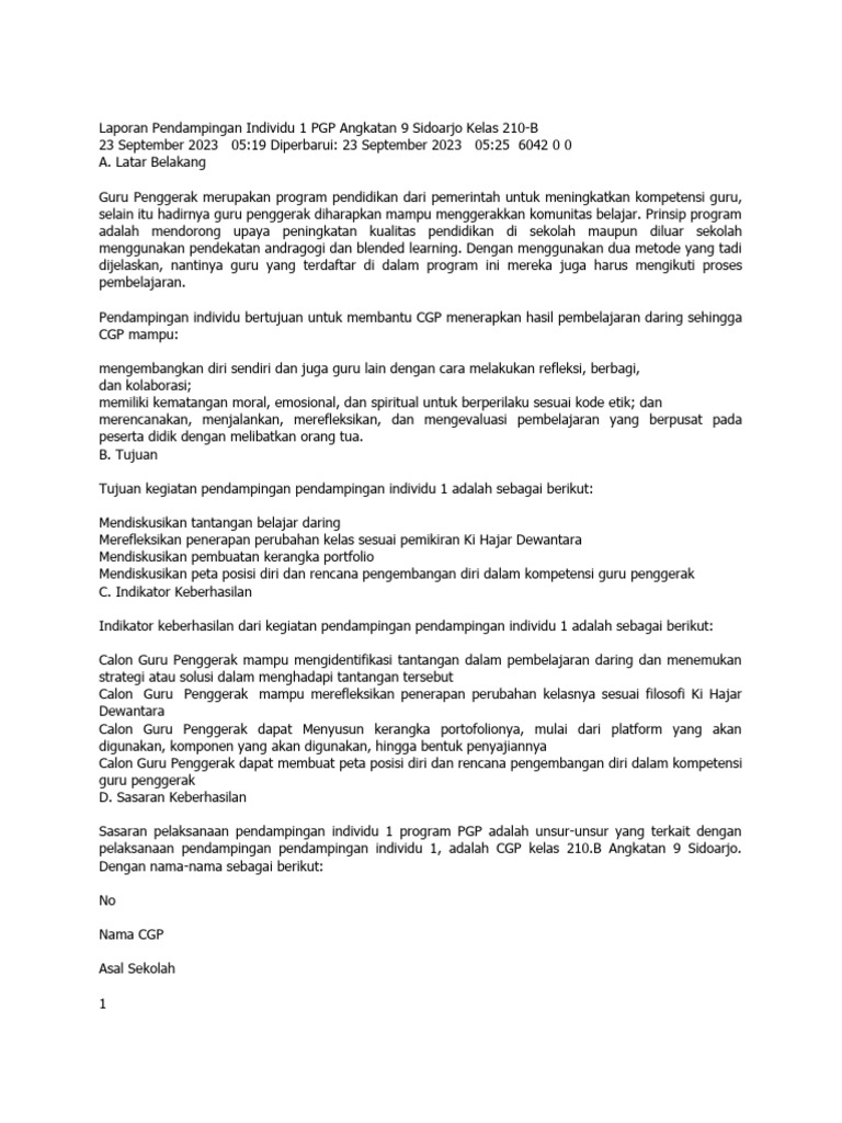 CNTH Lapran Pi 1 | PDF