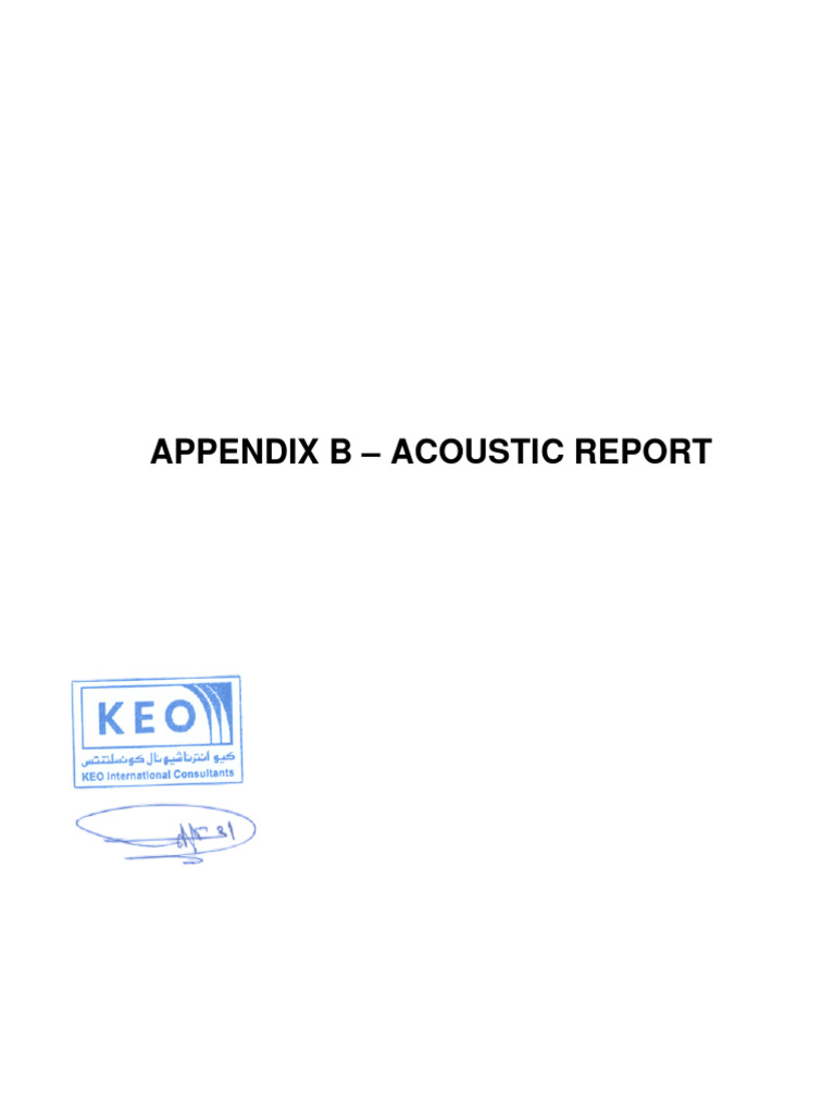 Appendix B - ACOUSTIC REPORT | Download Free PDF | Duct (Flow) | Door