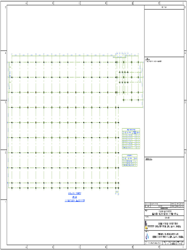 2019 Civil Bfs II Lay STR 001 Elevated Oil Processing System Bfs 2 | PDF