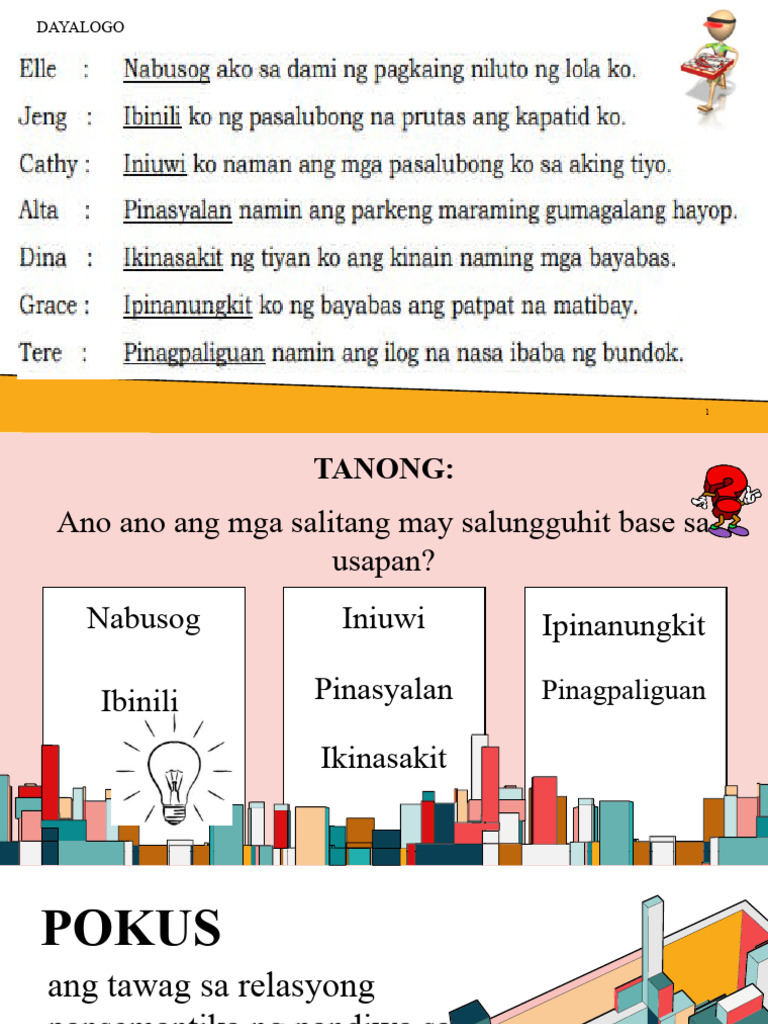 Pokus NG Pandiwa | PDF