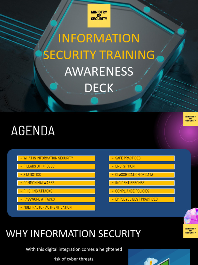 Information Security Training Agenda | PDF | Malware | Information Security