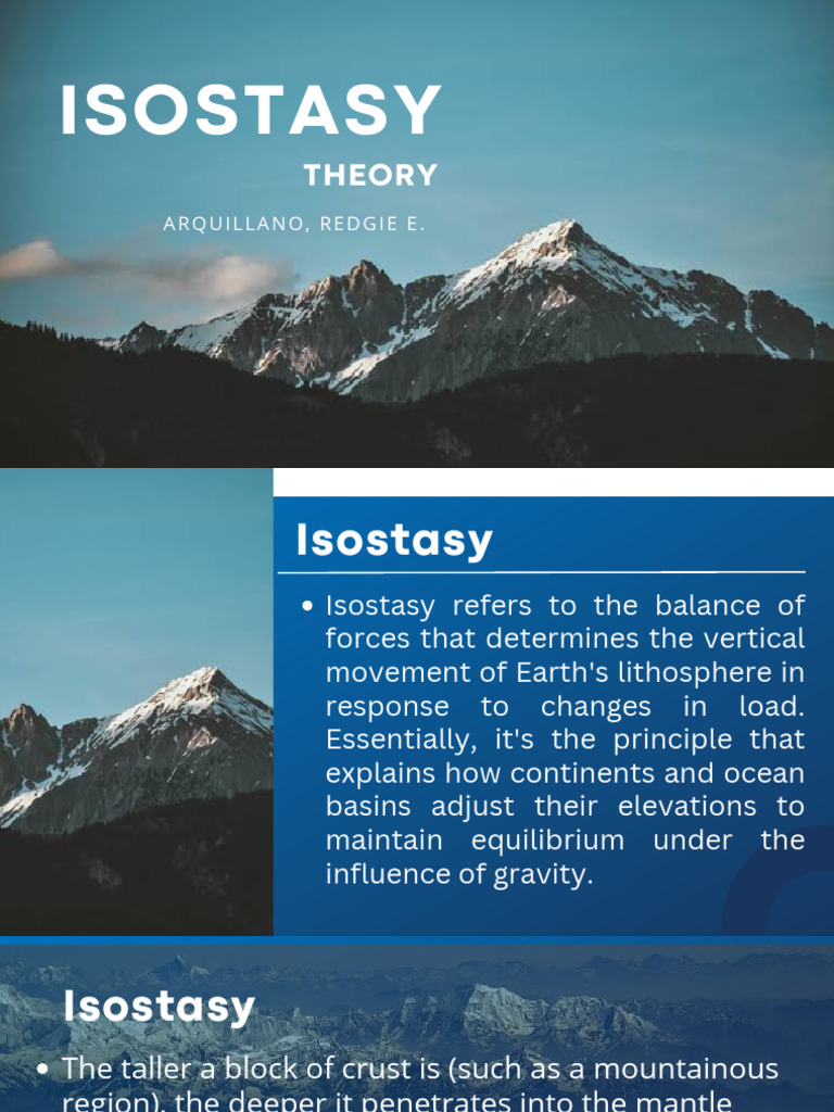 Understanding Isostasy in Earth's Lithosphere | PDF | Natural Sciences ...