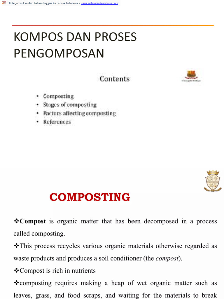 COMPOST AND BIO Composting (1) .En - Id | PDF | Griya & Taman