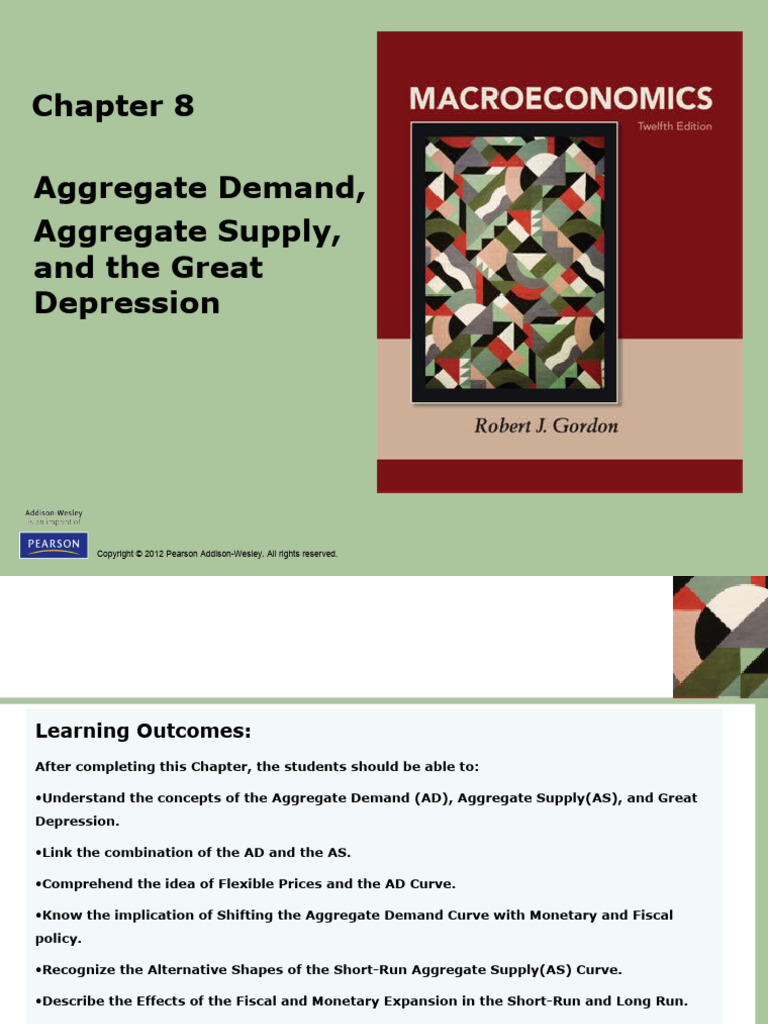 Econ201. Ch.8.Gordon | PDF | Aggregate Demand | Long Run And Short Run