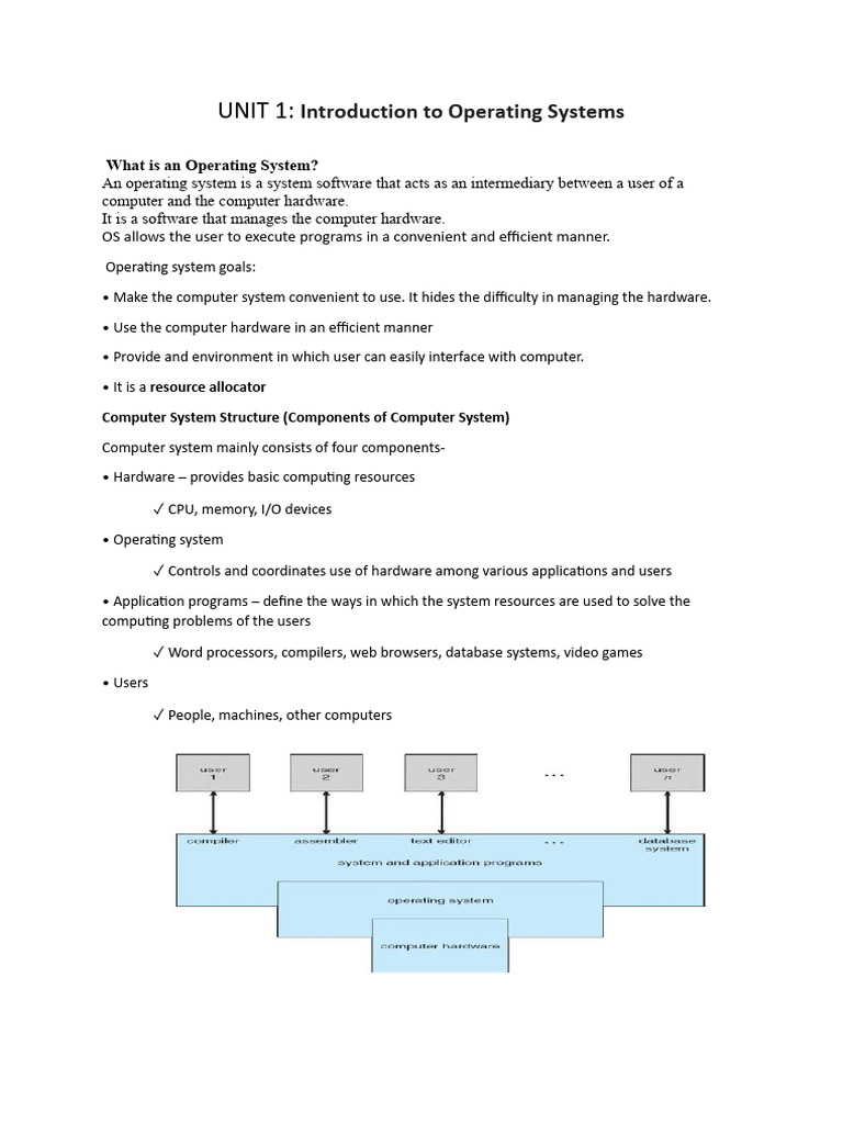Operating System Overview and Functions | PDF | Computer Data Storage ...