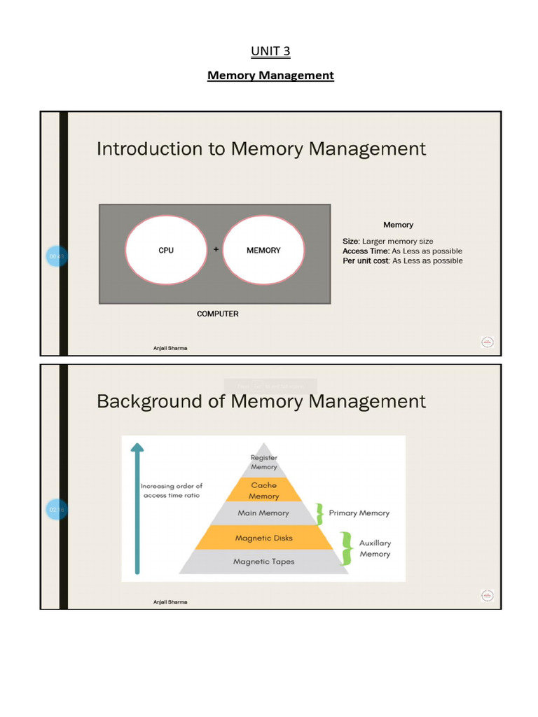 Os Unit 3 | Download Free PDF | Software Engineering | Office Equipment