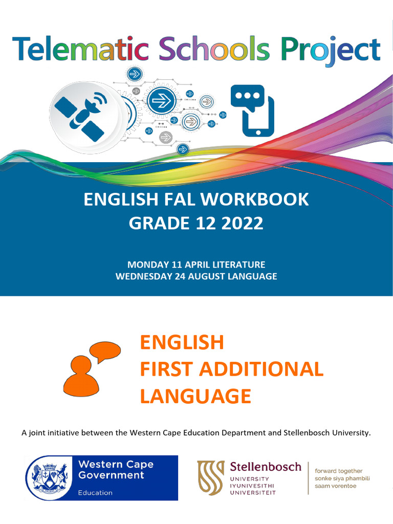 2022 Workbook English First Additional Language Grade 12 | PDF | Pepsi ...