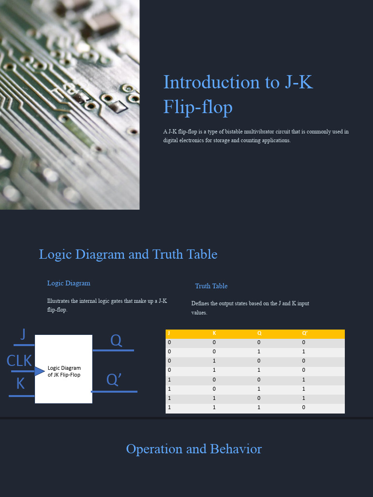 Introduction-to-J-K-Flip-flop_1[1] | PDF | Electronics | Electronic Engineering