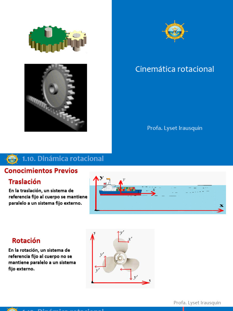 Cinemática Rotacional | PDF | Velocidad | Aceleración
