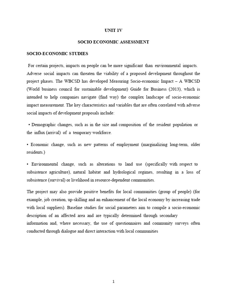 Esia Unit 4 | PDF | Environmental Impact Assessment | Infrastructure