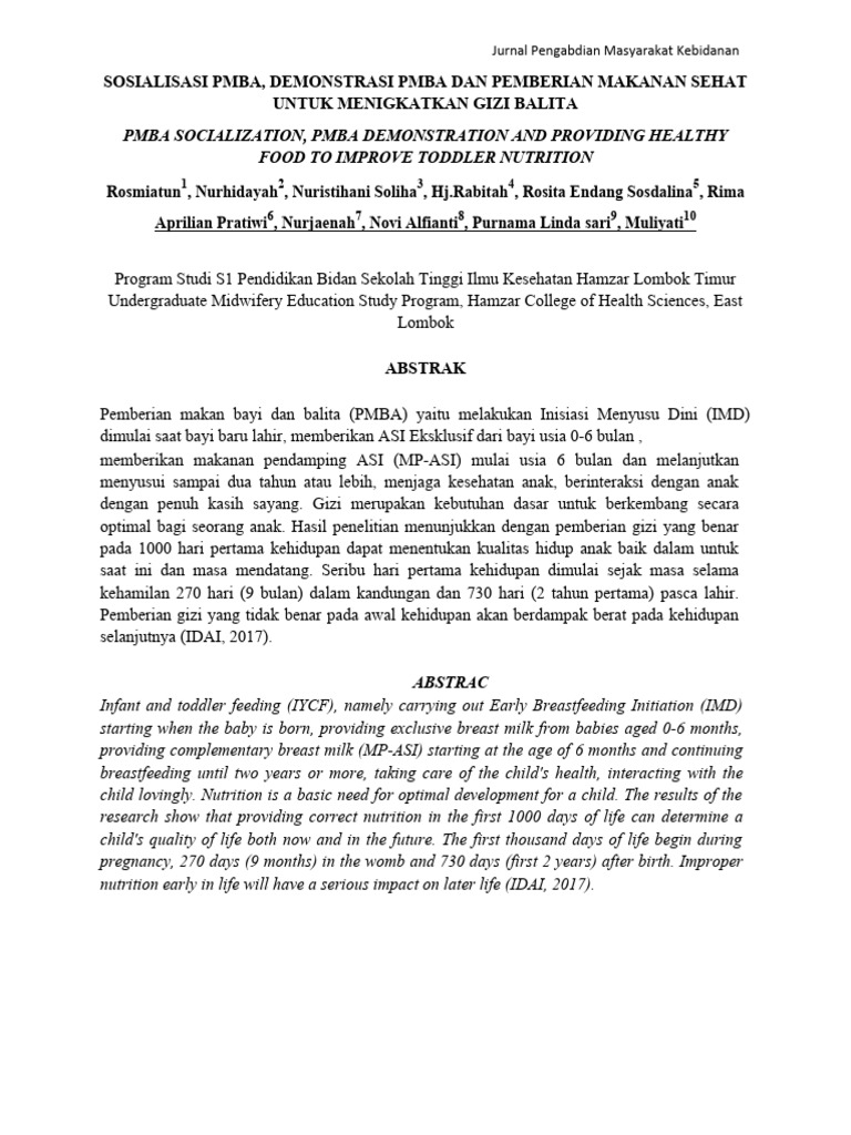 Jurna Kelompok II Pengabdian Masyarakat | PDF