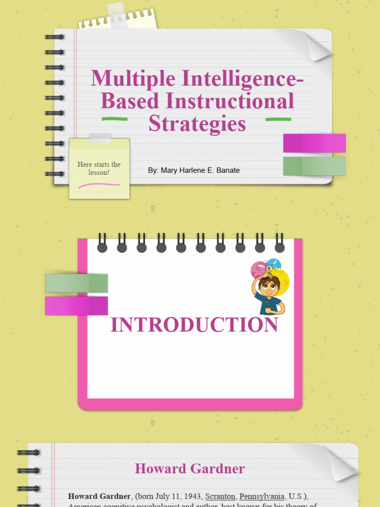 MI-Based Instructional Strategies | Download Free PDF | Intelligence ...