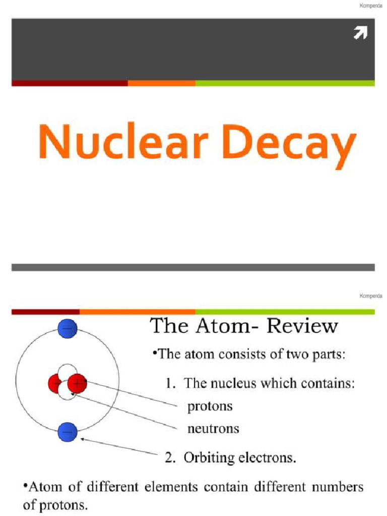 Physical Science Radioactive Decay | PDF