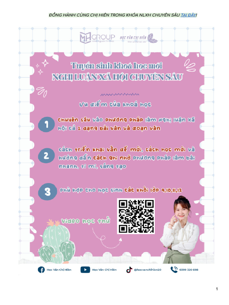 Dẫn chứng vạn năng cho các đề NLXH (mới nhất) | PDF