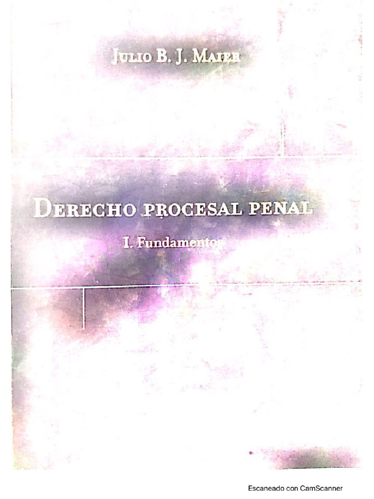Julio B J MAIER, Sistemas de Enjuiciamiento Penal | PDF