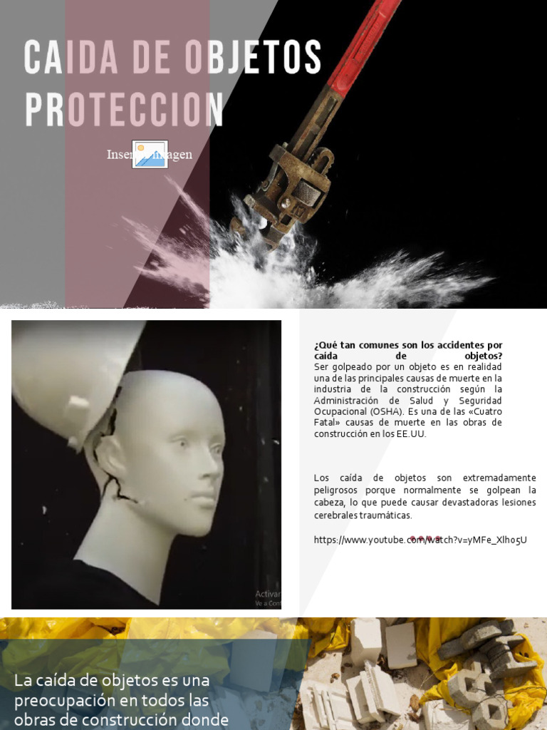 Caída de objetos | PDF