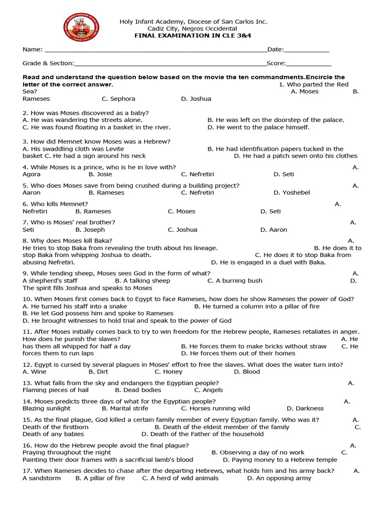 Final Cle 3&4 | Download Free PDF | Sacraments | Confirmation