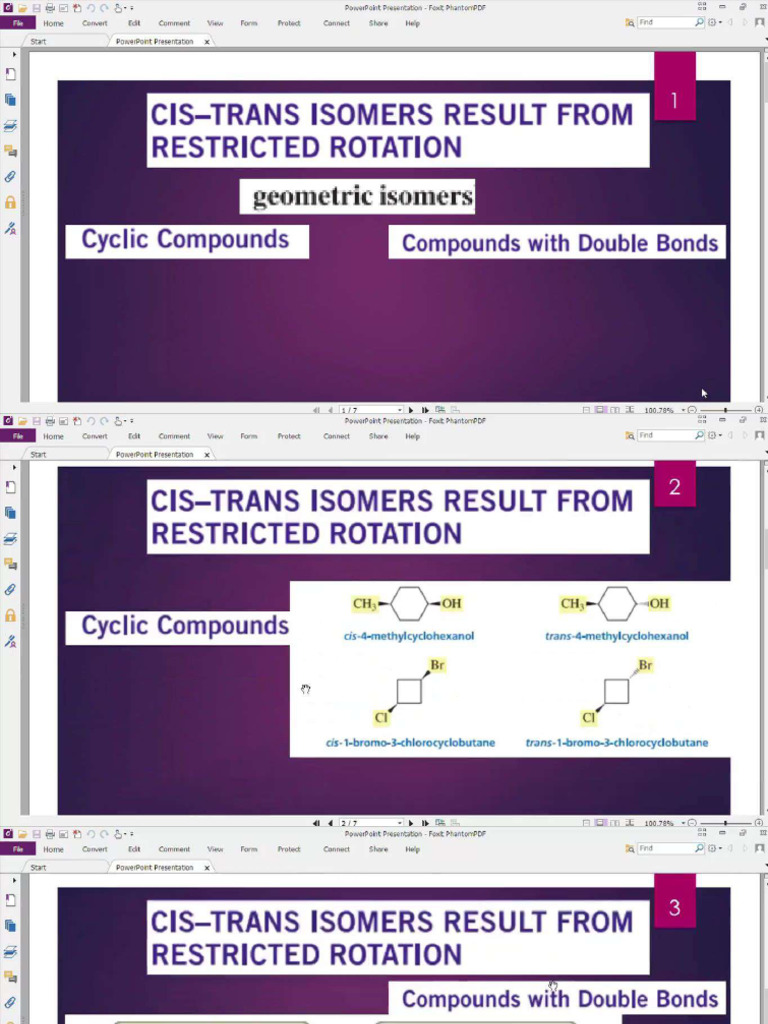 Slides - Lec.5 Stereochemistry | PDF