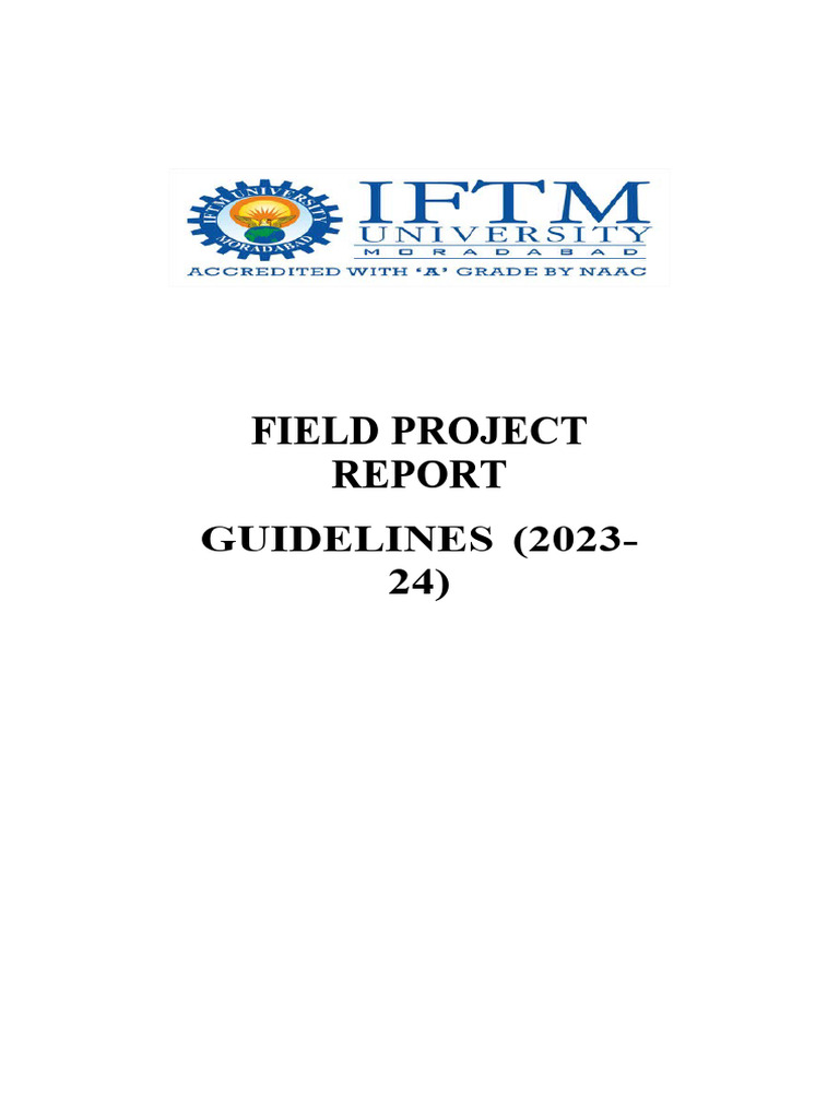 FPR Guidelines - 2023-24 | PDF | Computing