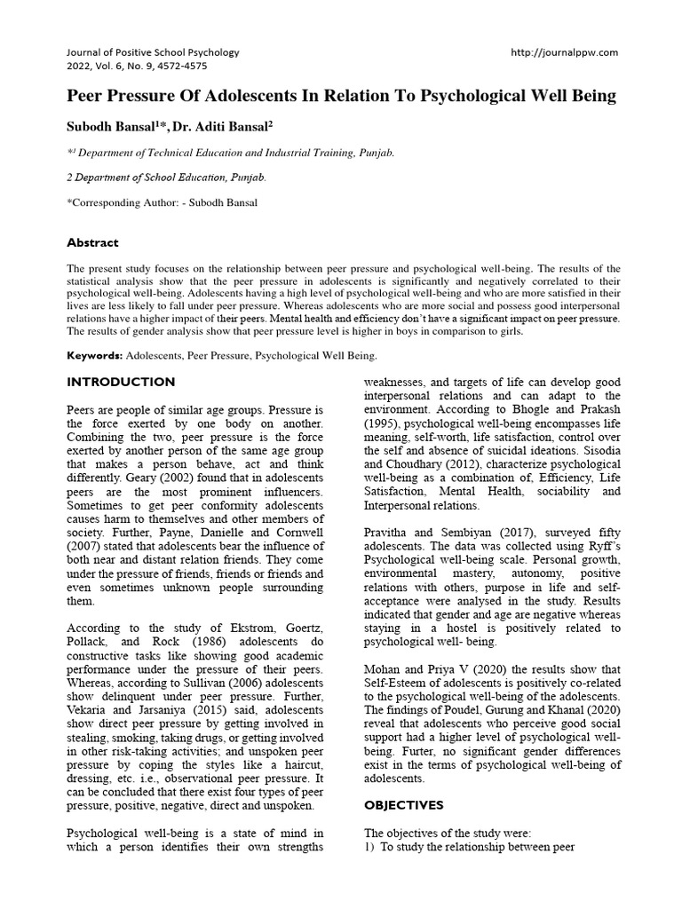 JPSP - 2022 - 380 | PDF | Adolescence | Interpersonal Relationships