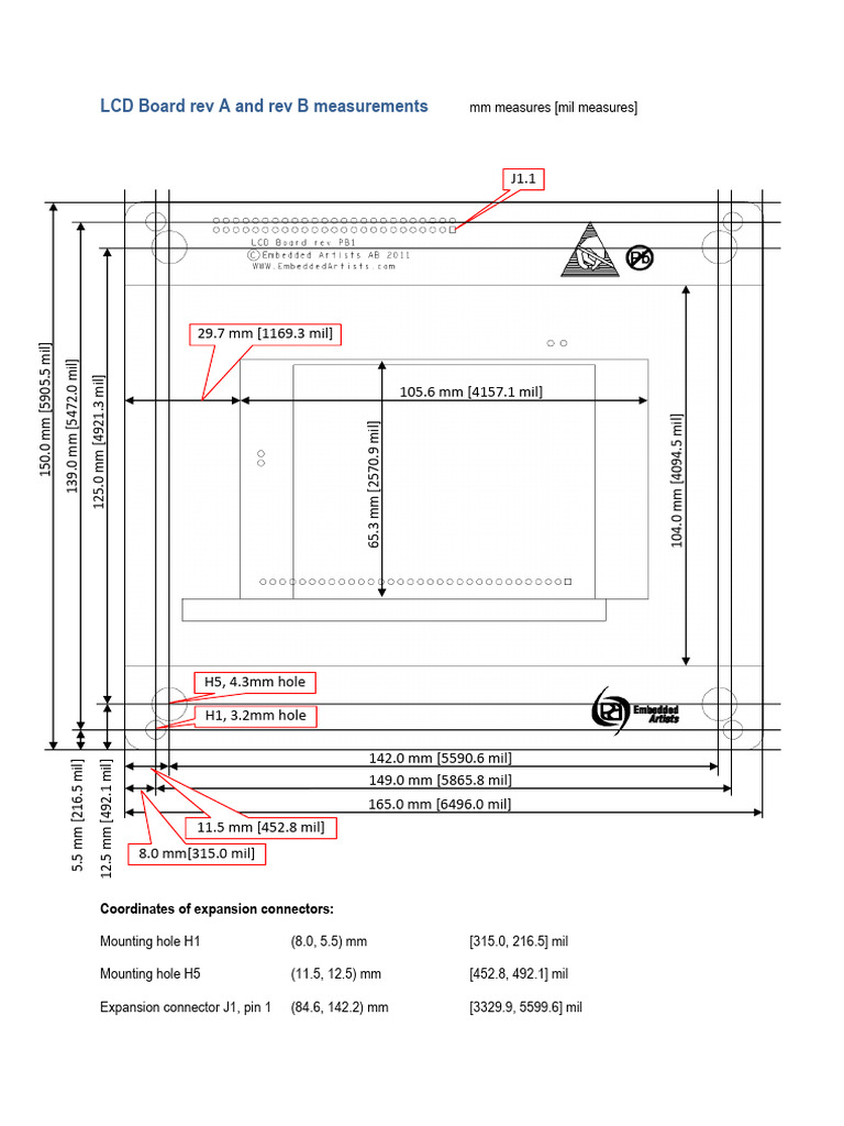 LCD_Board-measurements | PDF | Physical Layer Protocols | Electrical ...