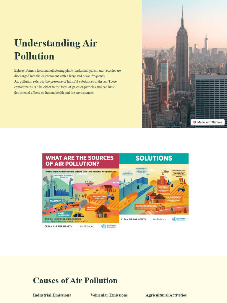 Understanding Air Pollution | PDF | Air Pollution | Pollution Understanding Air Pollution | PDF | Air Pollution | Pollution