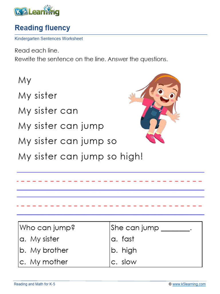 Reading Fluency B Pdf