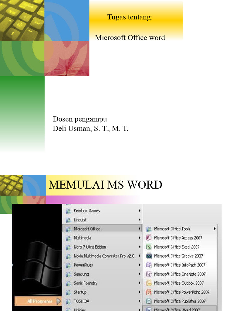 Tugas Microsoft Office Word M. Evendi Aziz | PDF