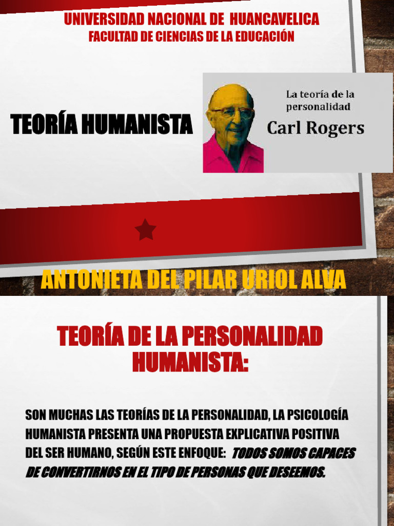 Teoría Humanista de Carl Rogers | PDF | Sicología | Humano