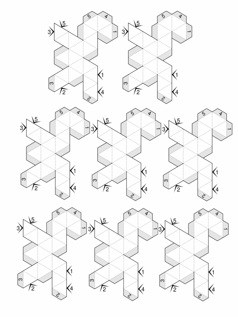 BLANK Small Set of 8 D20 (1 Page) | PDF