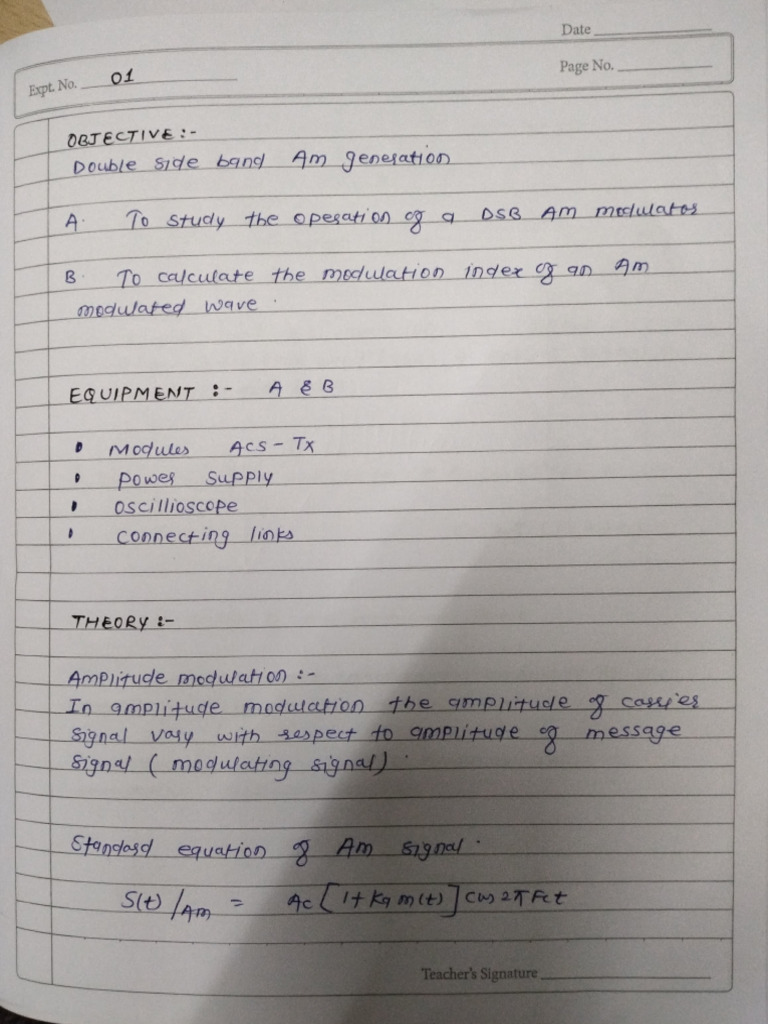 Electronics Engineering Practical Notes For College Students | PDF