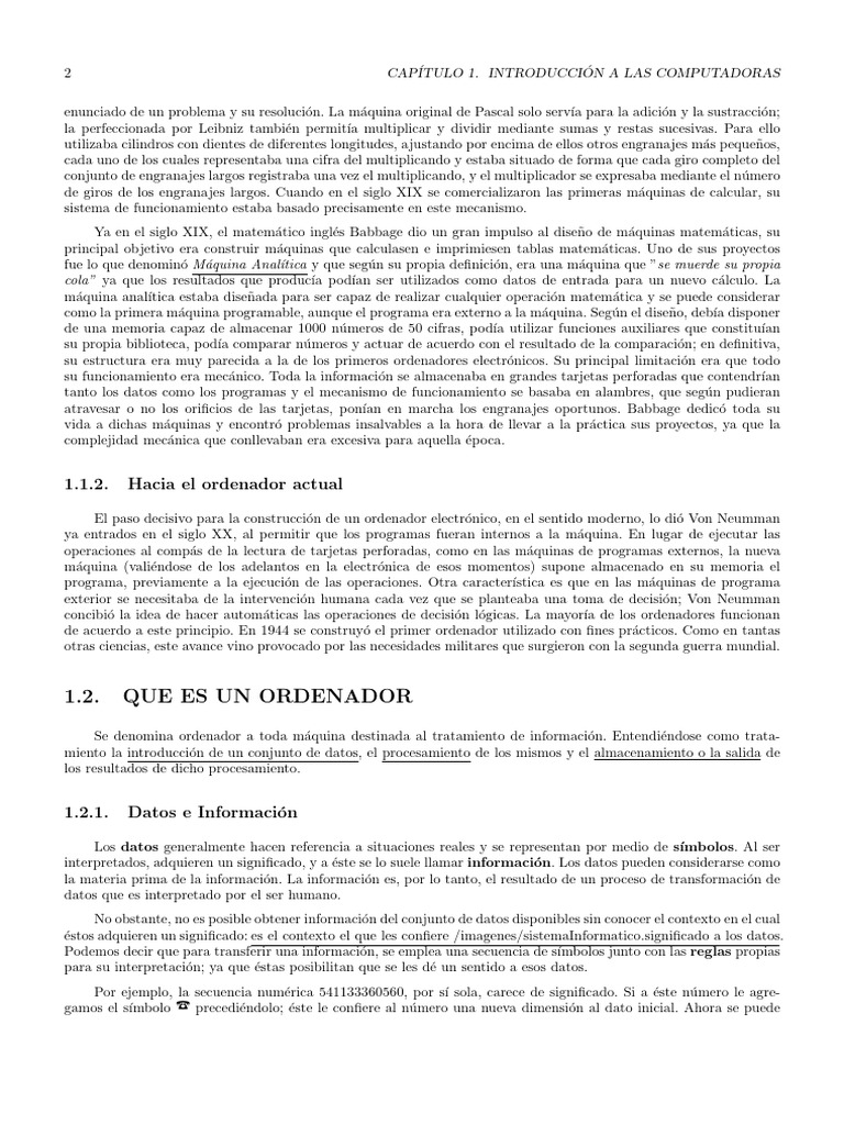 Introducción A Las Computadoras Autor Universidad Nacional de San Luis-2 | PDF | Programa de ...