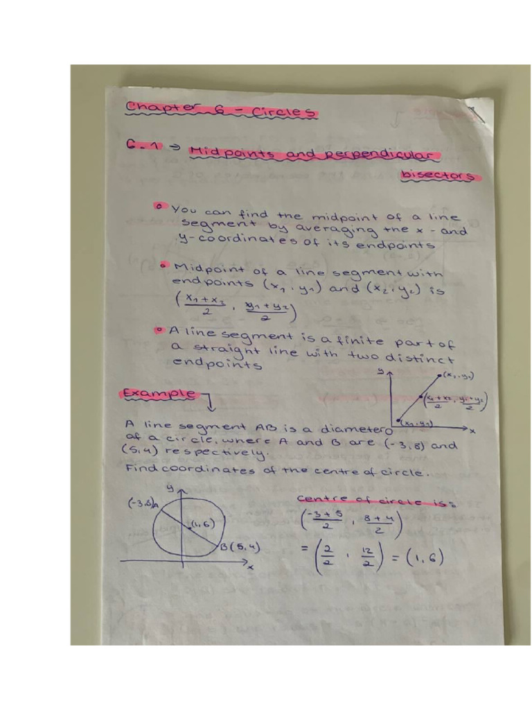 Chapter 6 - Pure Maths Notes | PDF