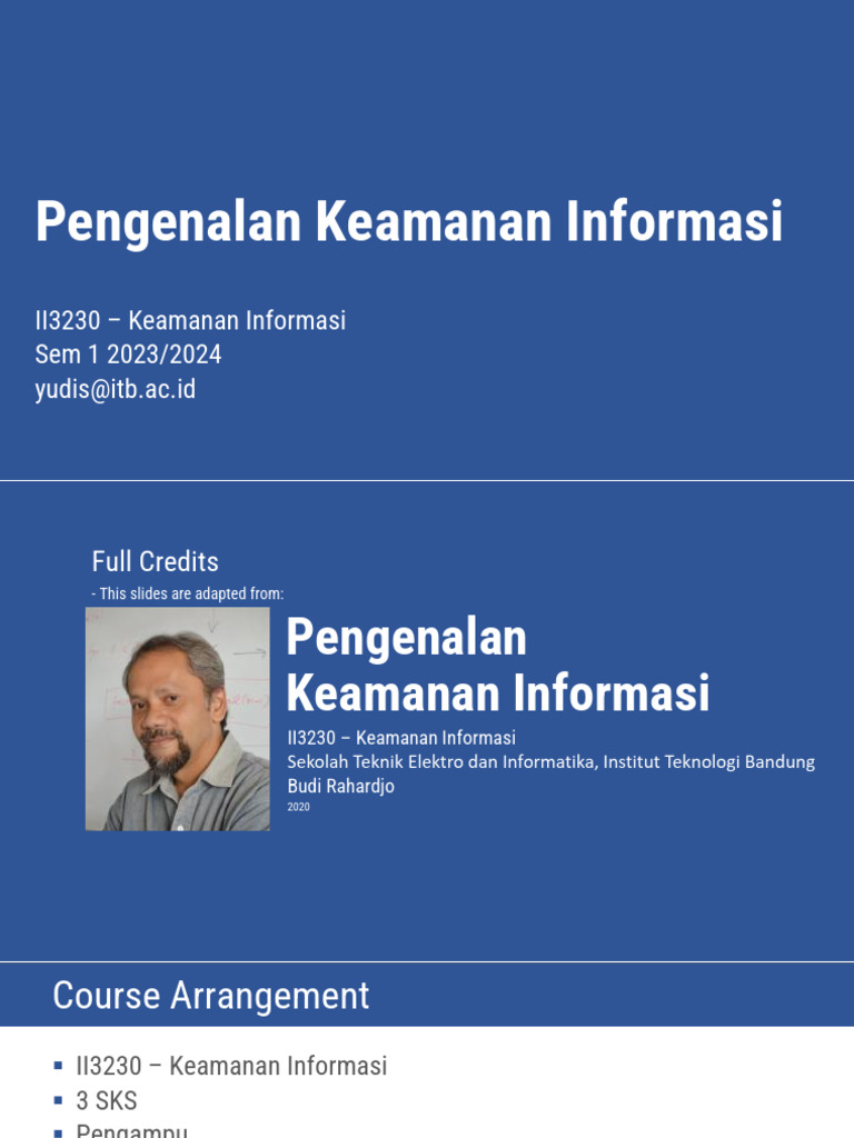 PPT_Infosec_K02_Merged | PDF | Security | Computer Security