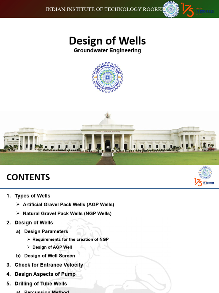 Design of Wells | PDF | Pump | Drilling