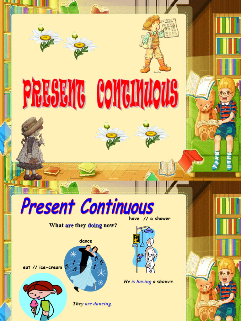 Present Continuous | PDF | Morphology | Linguistic Typology