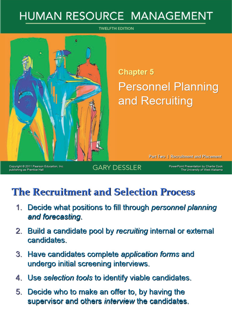 Dessler HRM12e PPT 05 | PDF | Recruitment | Temporary Work