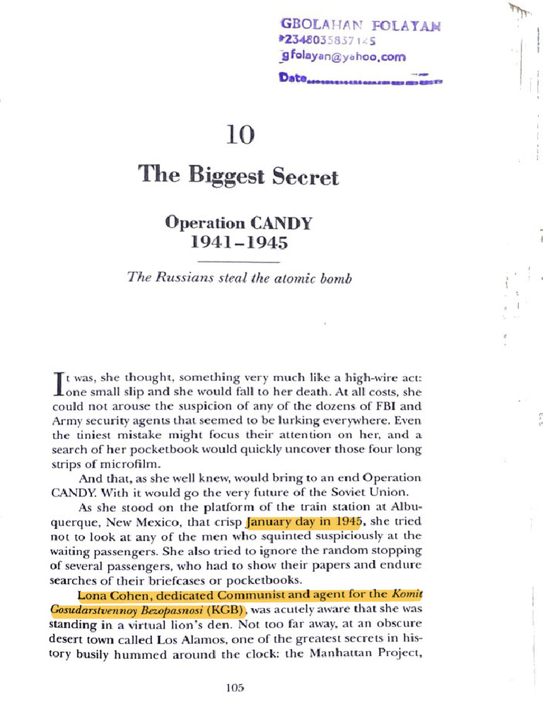 10 The Biggest Secret | PDF
