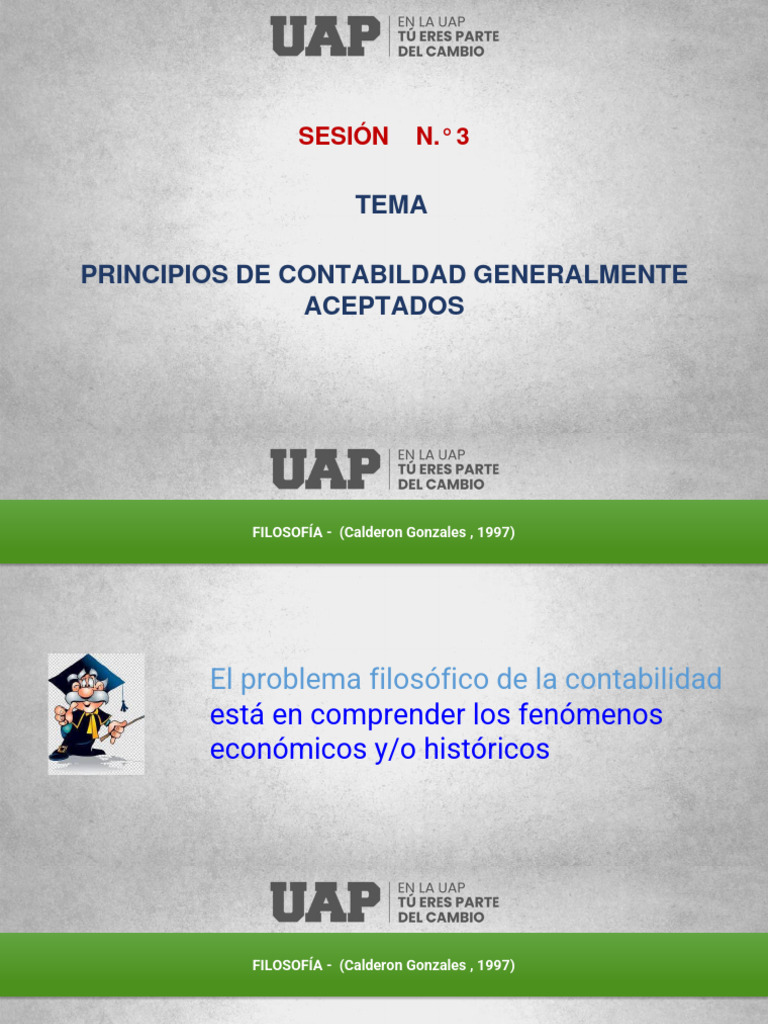 Principios de Contabilidad Generalmente Aceptados | PDF | Contabilidad ...