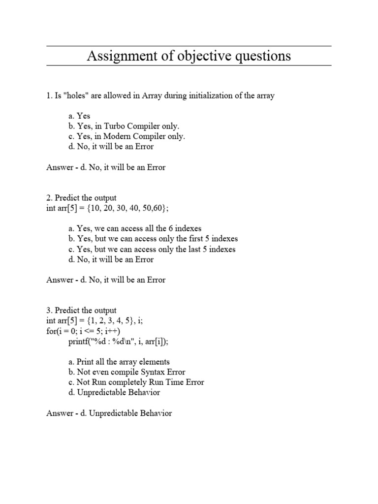Assignment 18 Twodarray Ans | PDF | C (Programming Language) | Integer ... Assignment 18 Twodarray Ans | PDF | C (Programming Language) | Integer ...