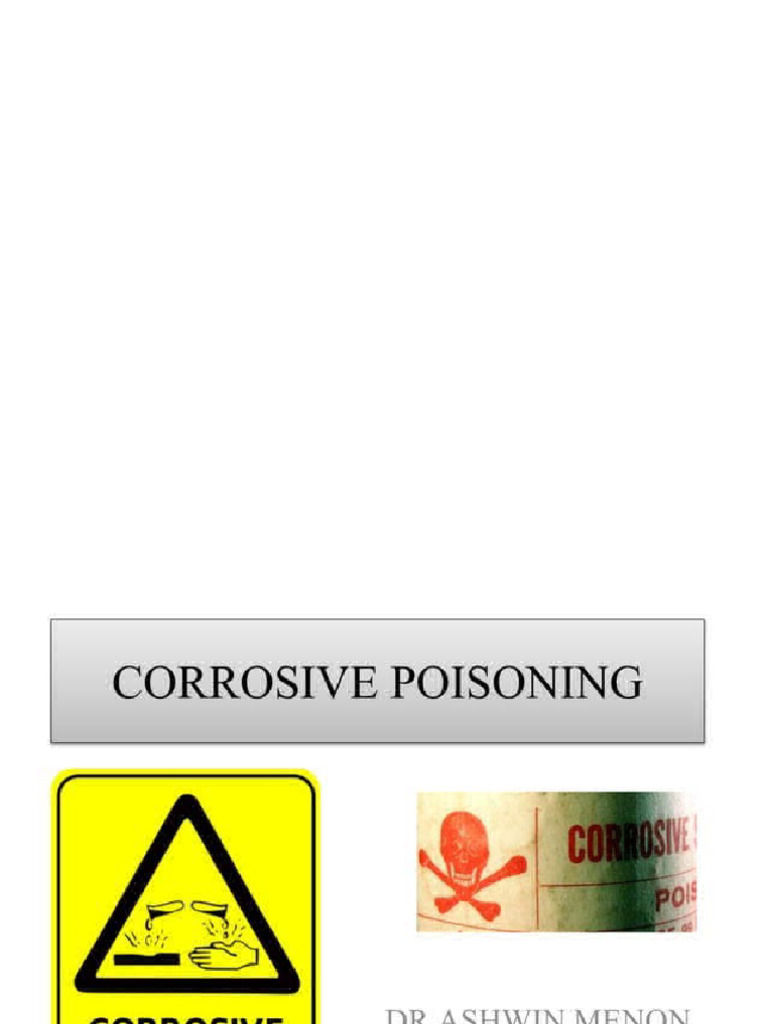 corrosive-poisoning-by-drashwin-menon | PDF