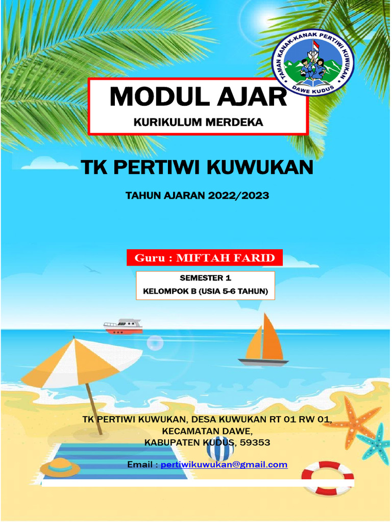 MODUL AJAR Makanan Dan Minuman | PDF | Pengembangan Diri