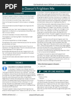 Analysis of Angelou's "Life Doesn't Frighten Me" | PDF | Metre (Poetry ...
