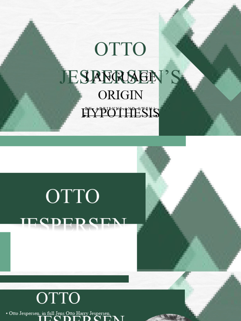 Otto Jesperson | PDF | Language Arts & Discipline